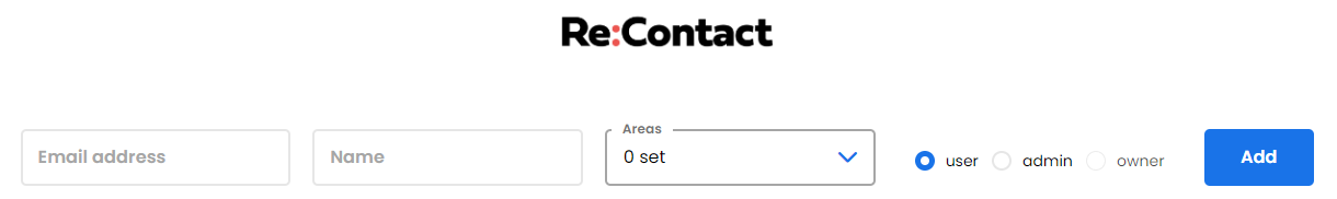 Using Re:Contact